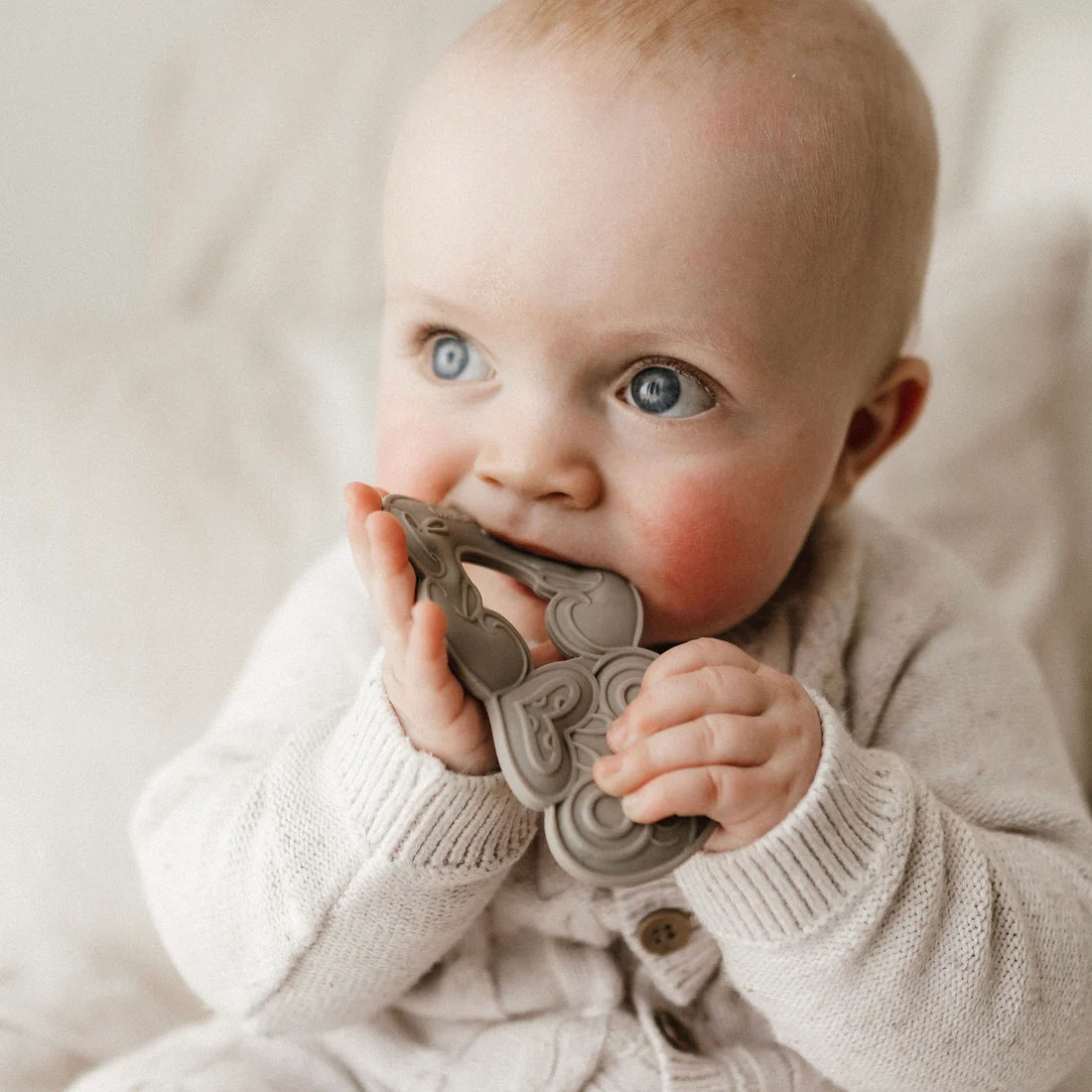 BO & KO Baby Tiki Teether - Olive – Babylove Ltd