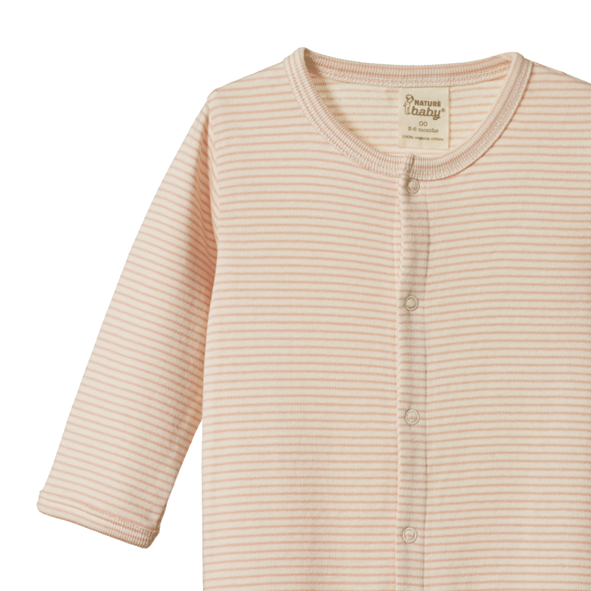 Nature Baby Stretch & Grow - Rose Dust Pinstripe – Babylove Ltd